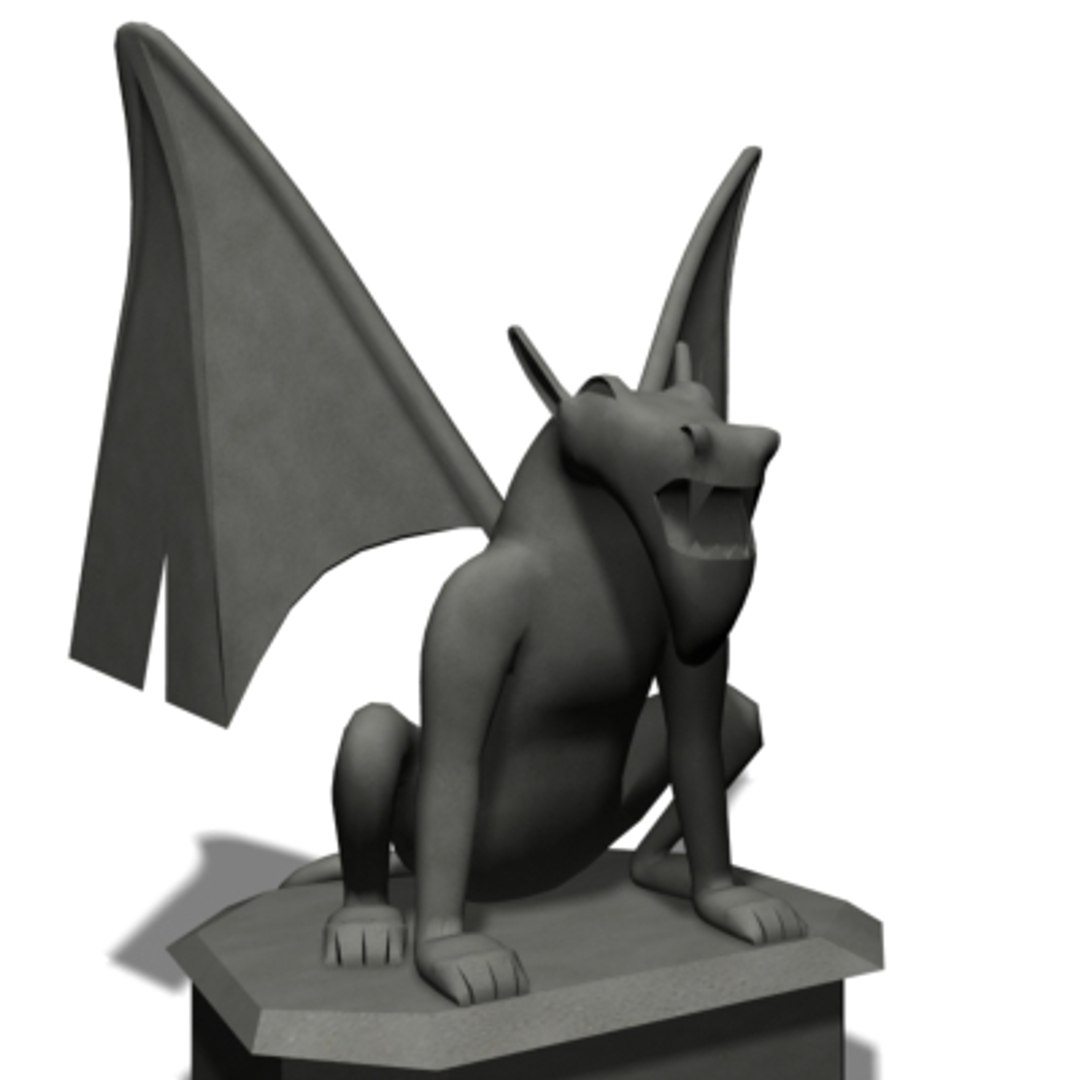 3d Gargoyle Character Games Model