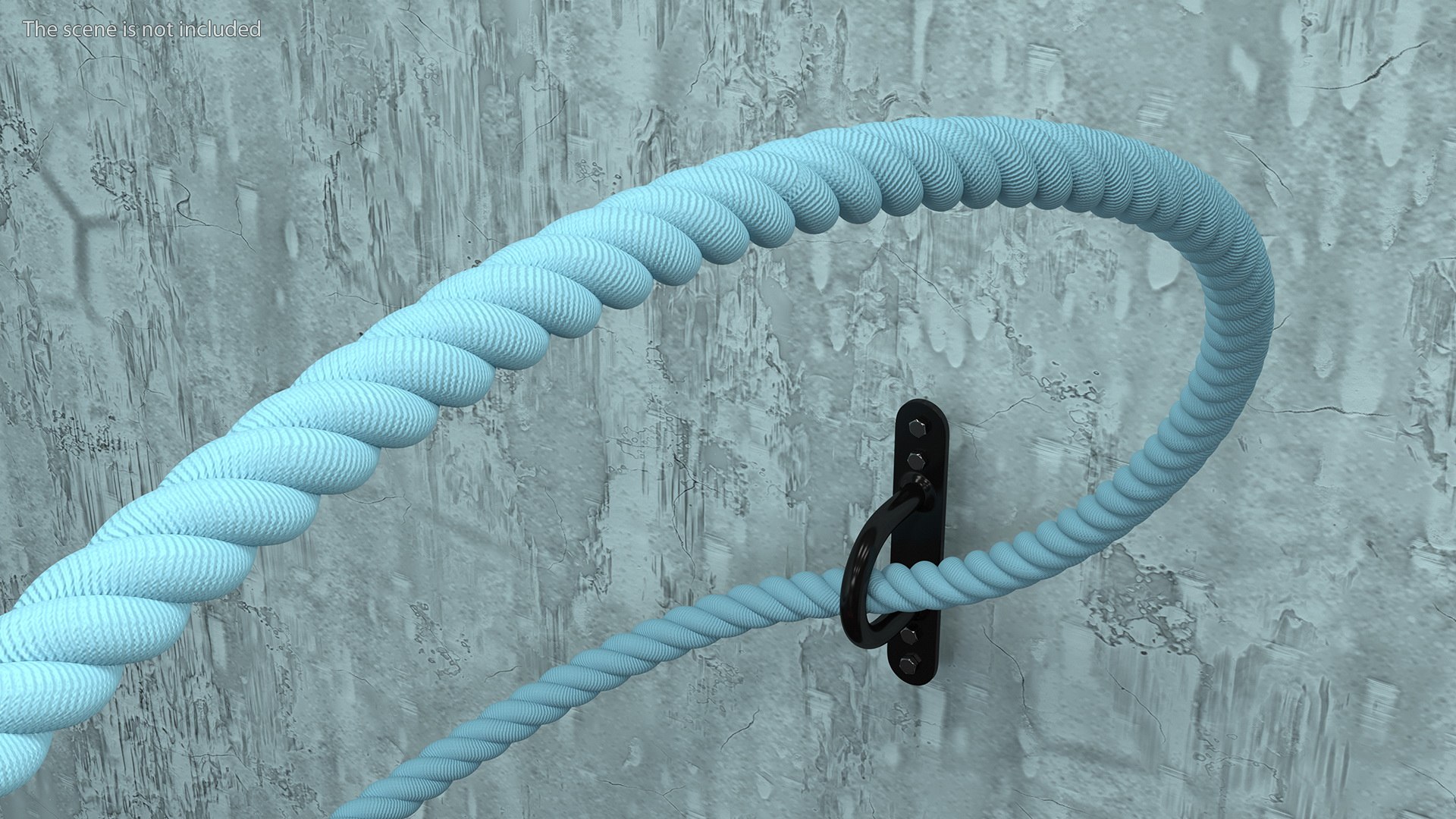 3D Battle Rope Wall Mount - TurboSquid 1778354