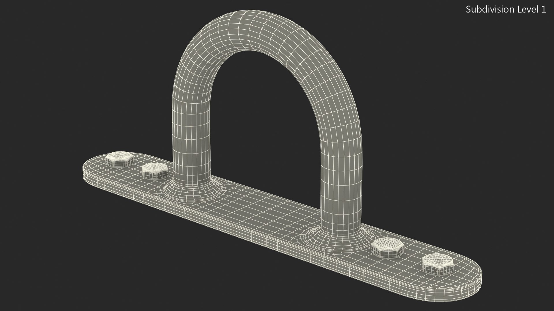 3D Battle Rope Wall Mount - TurboSquid 1778354