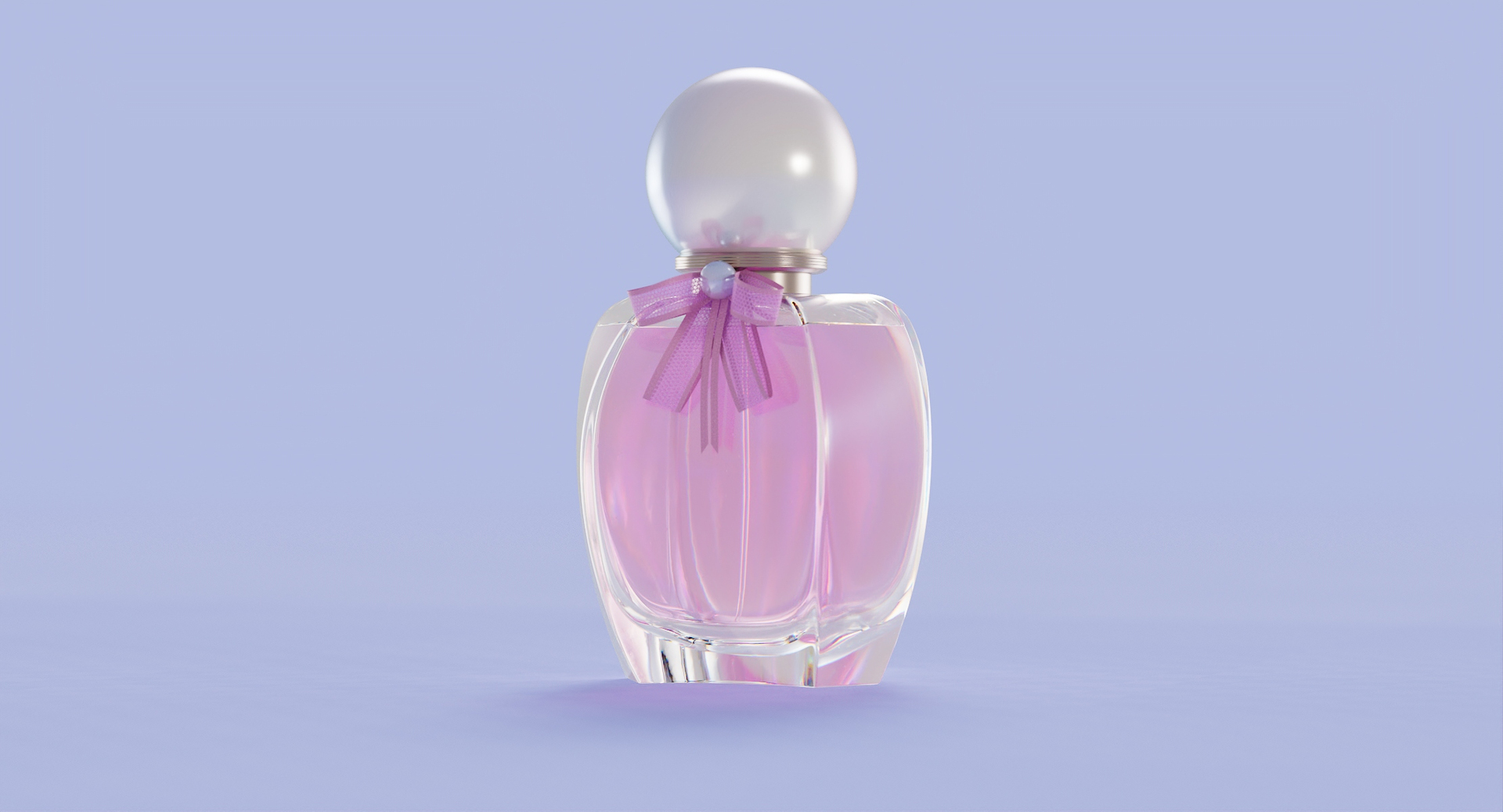 3D Model Perfume Bottle Bow - TurboSquid 2027380