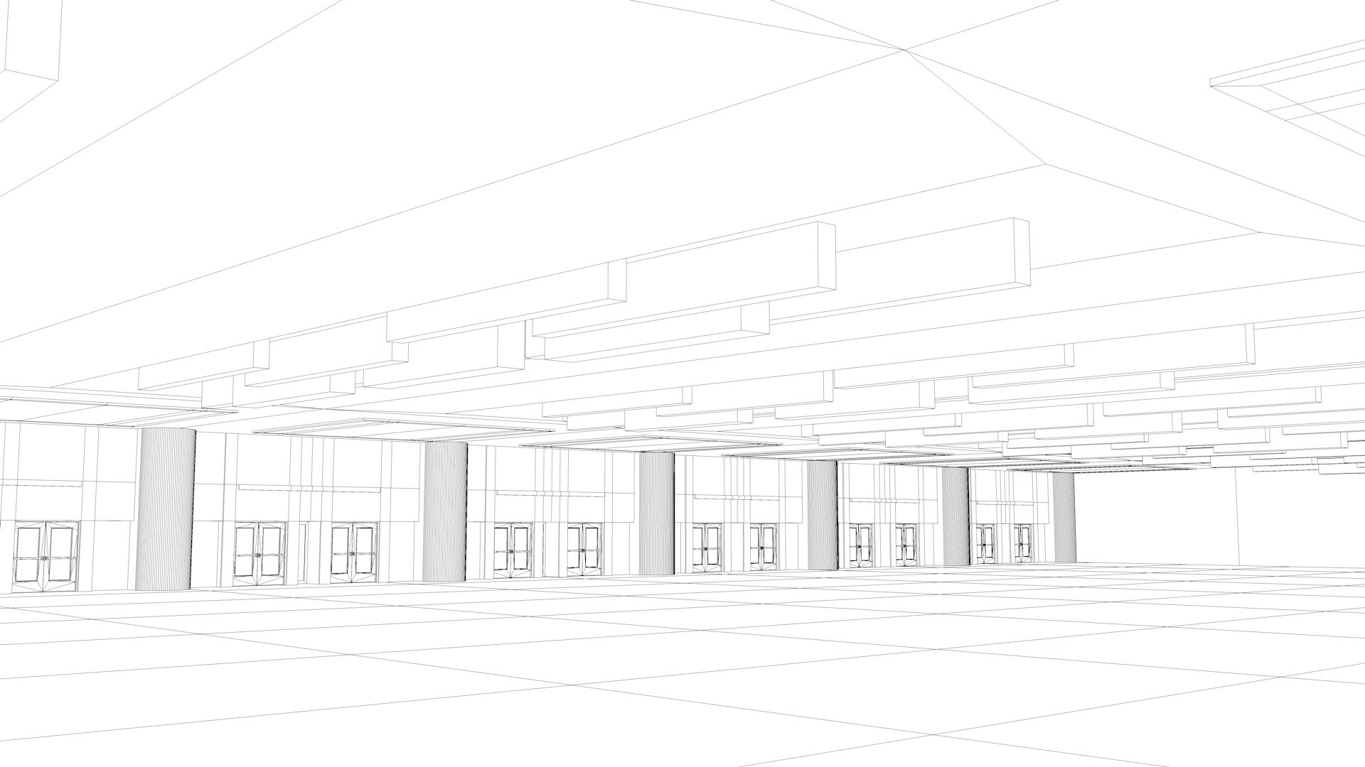 3D Convention Center 1 Model - TurboSquid 2187511