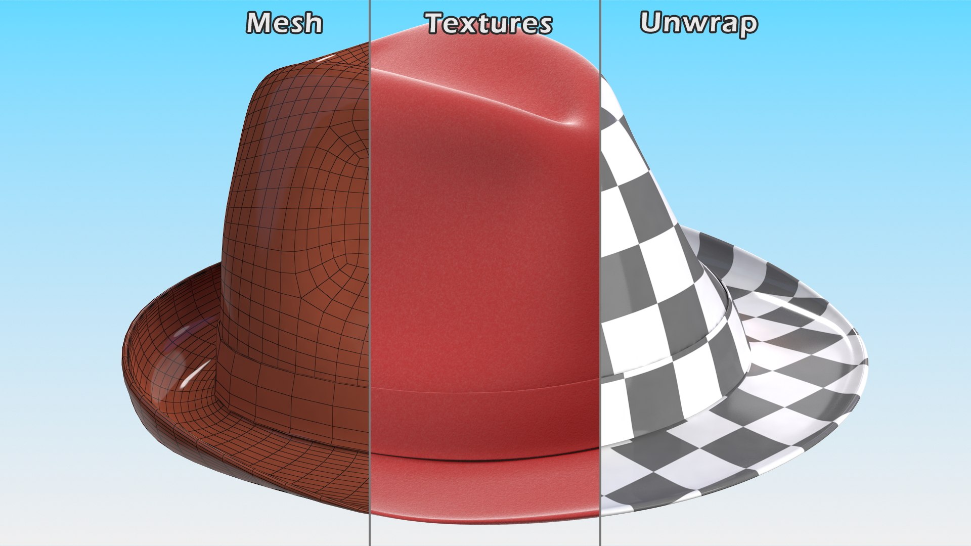 3D Red Hat - TurboSquid 1919127