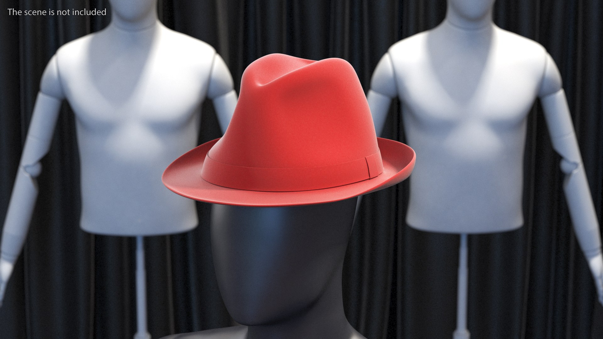 3D Red Hat - TurboSquid 1919127