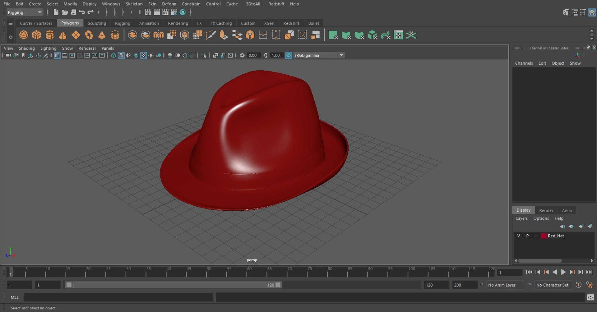 3D Red Hat - TurboSquid 1919127