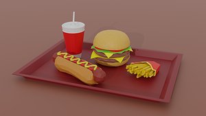 Download 3D French Fries Blender Models - TurboSquid