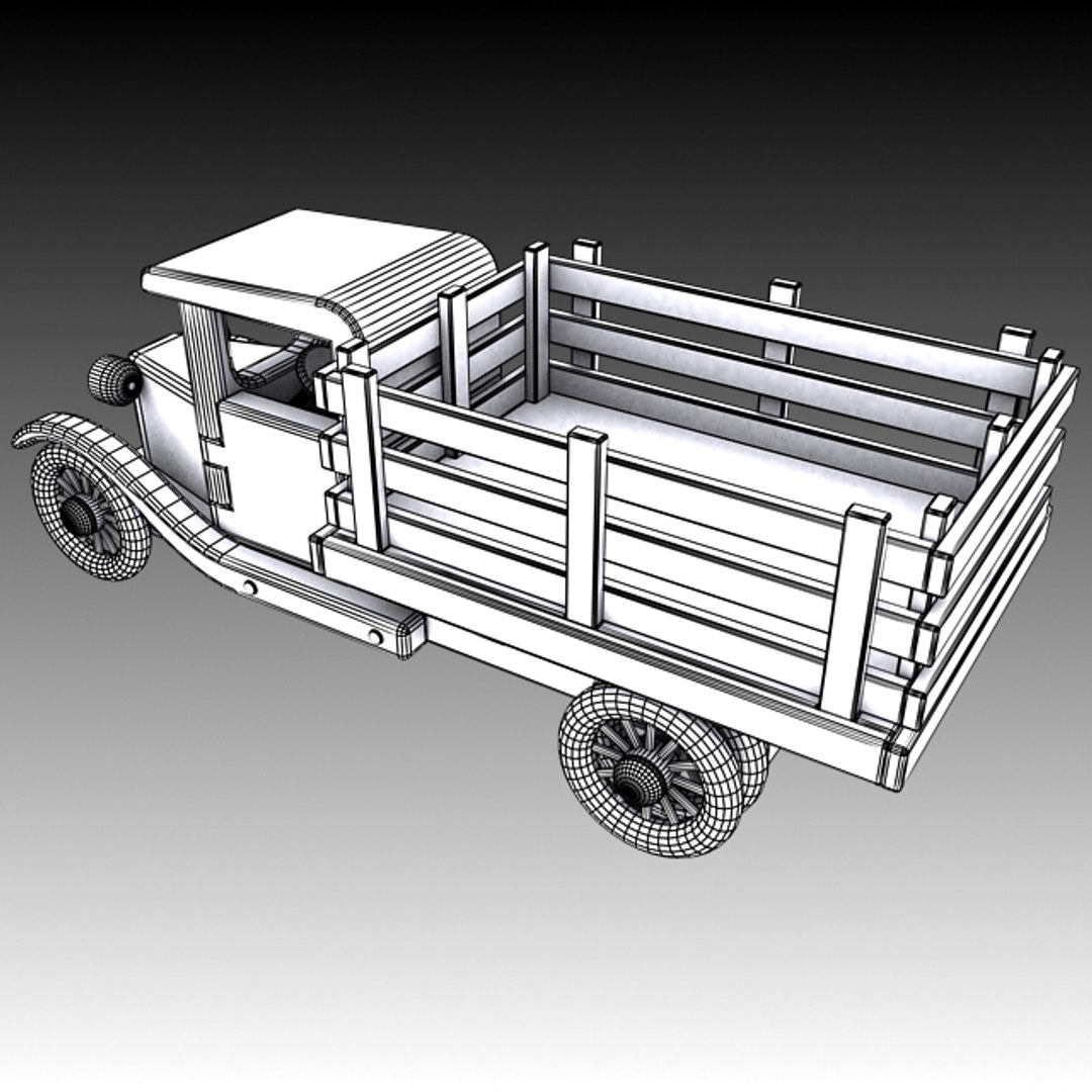 3D Toy Farm Truck Model - TurboSquid 1299963