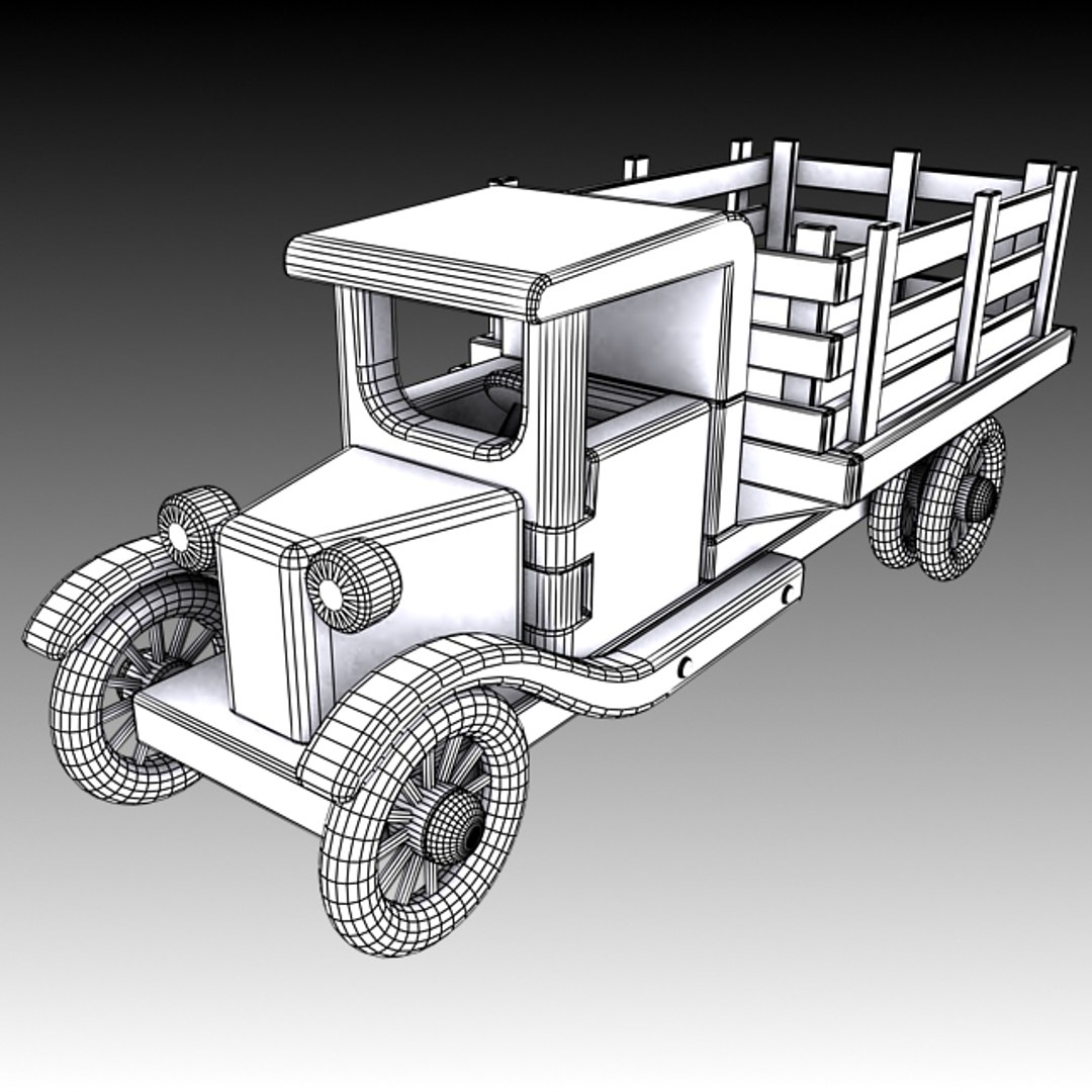 3D Toy Farm Truck Model - TurboSquid 1299963