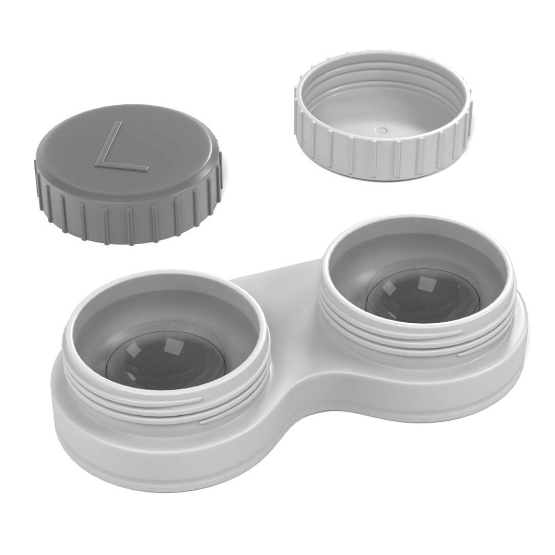 3d Contact Lenses Case Model
