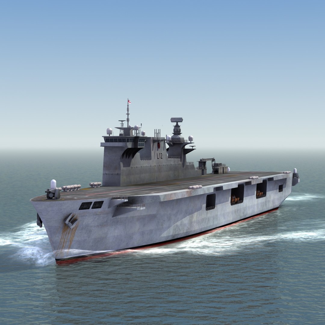 Hms Ocean L12 Ship 3d Max