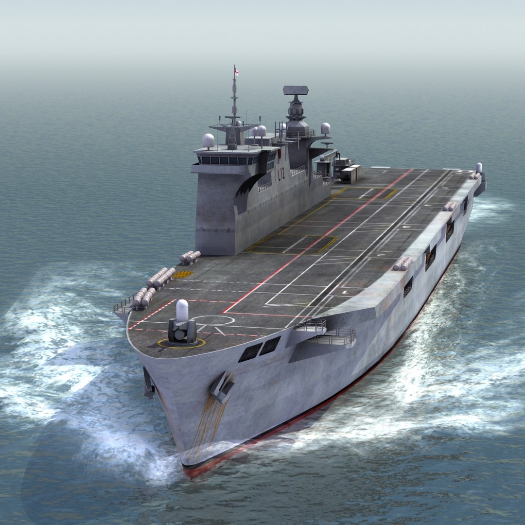 Hms Ocean L12 Ship 3d Max