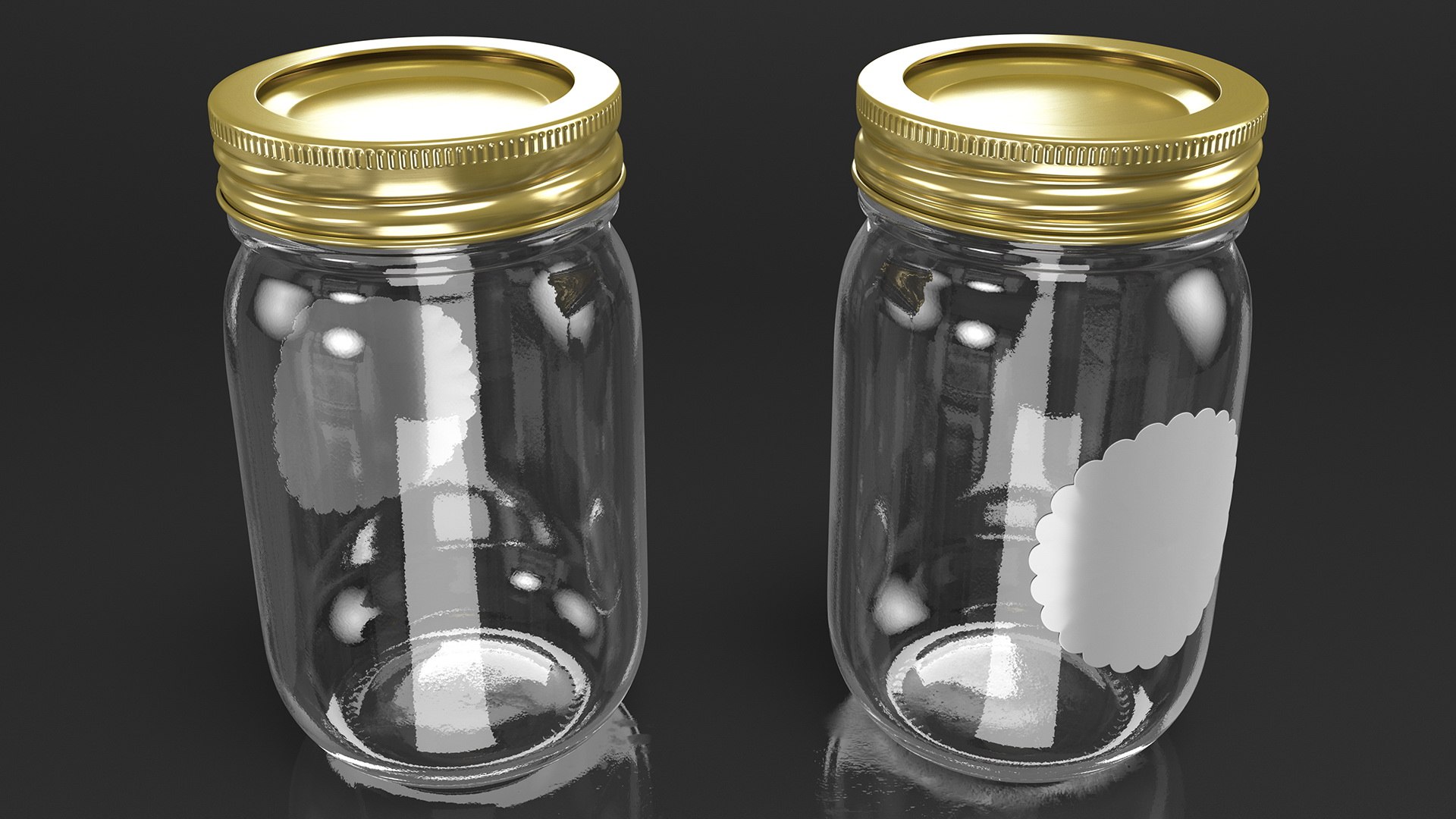 Glass Jar Cap 3D Model - TurboSquid 1683432