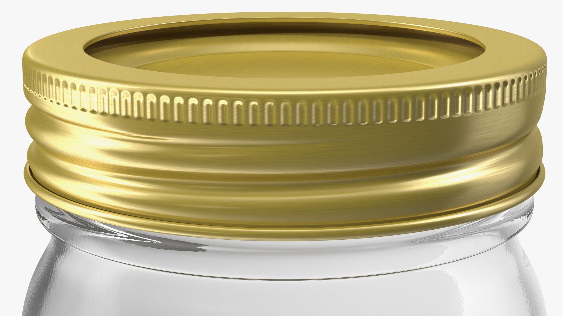 Glass jar cap 3D model - TurboSquid 1683432