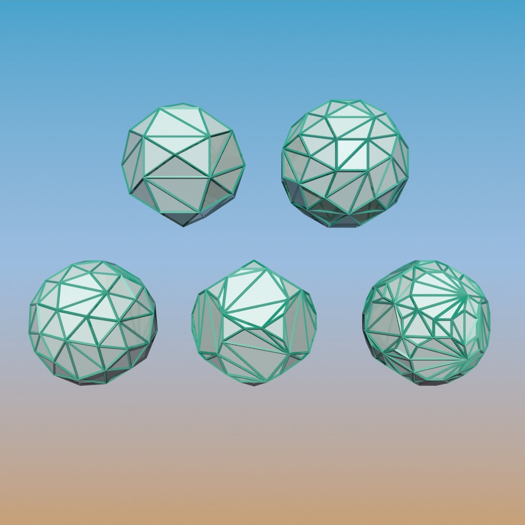 3d Geometric Shape Pack Model