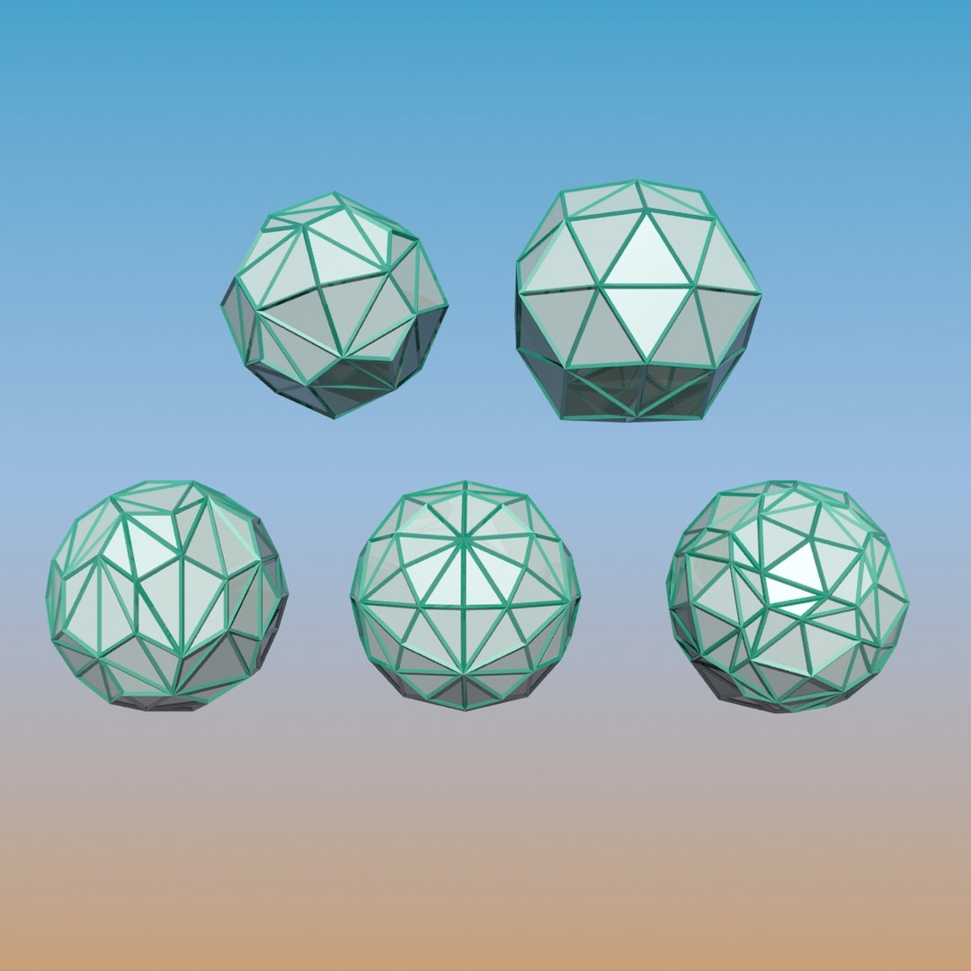 3d Geometric Shape Pack Model