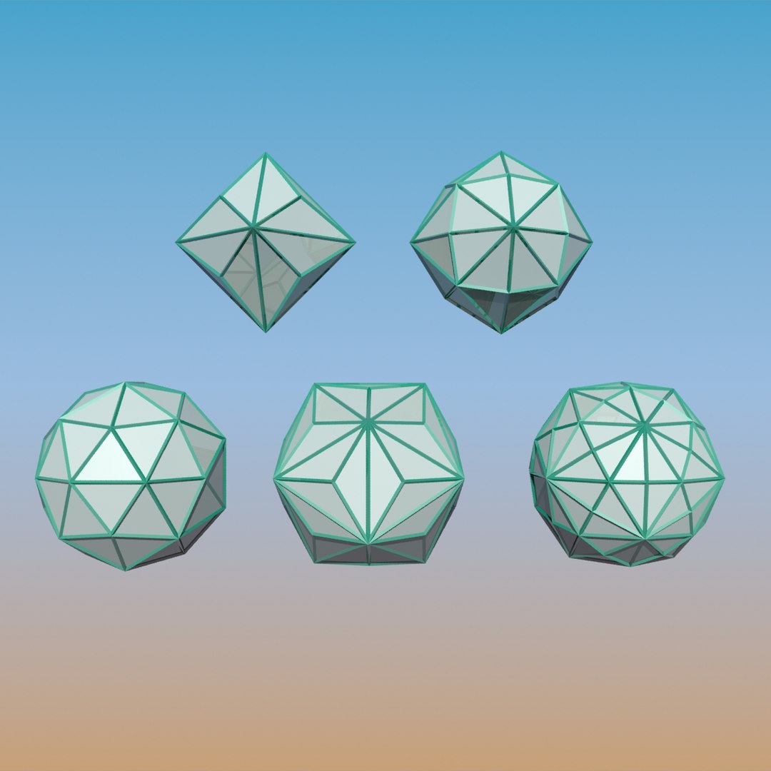 3d Geometric Shape Pack Model