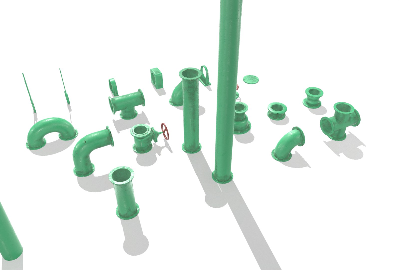 Pack Pipes Pbr 3D Model - TurboSquid 1461314