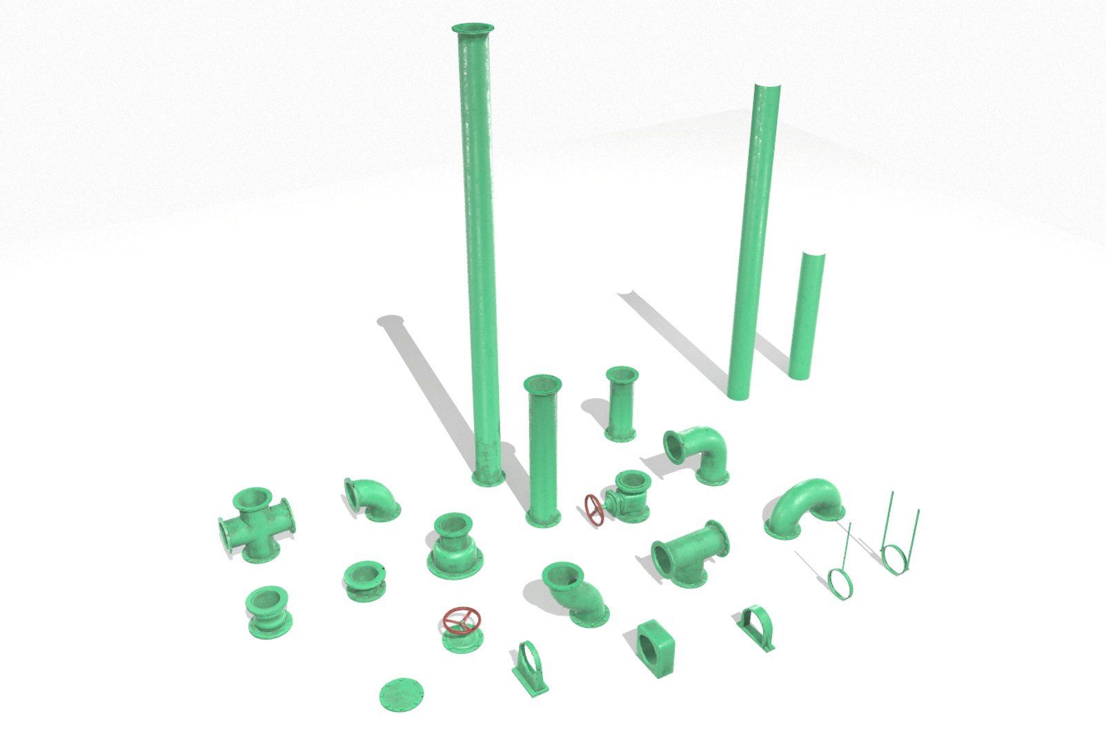 Pack Pipes Pbr 3D Model - TurboSquid 1461314