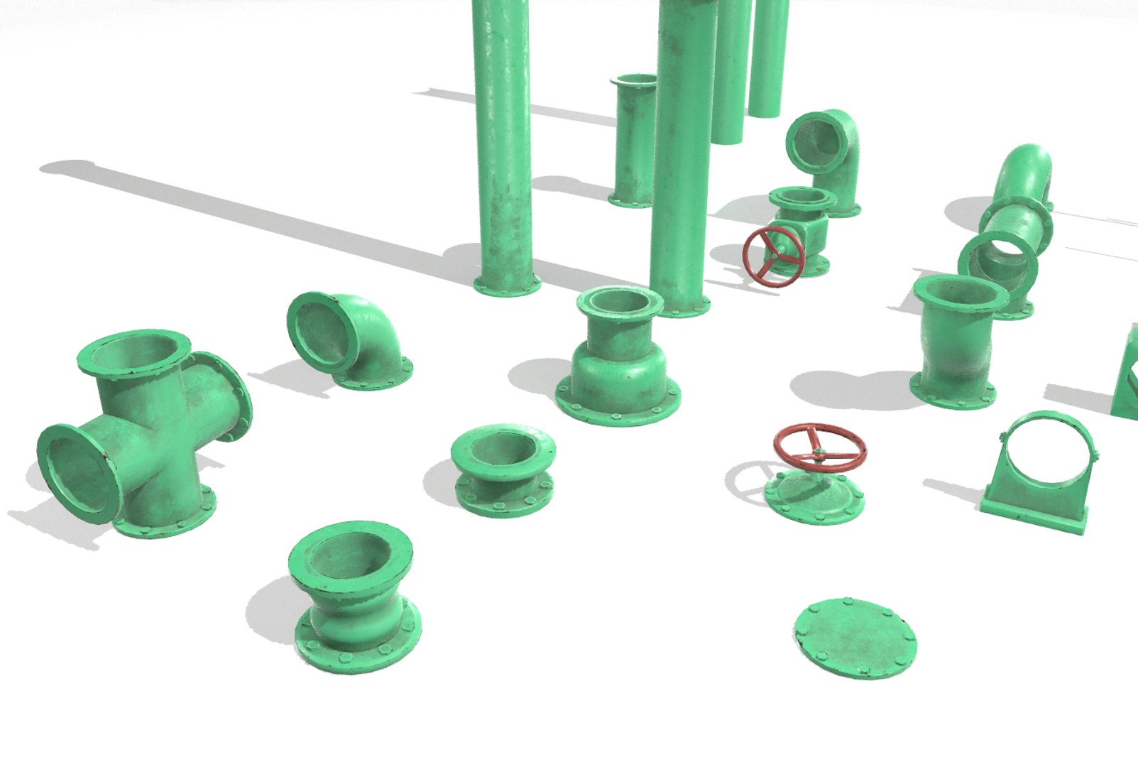 Pack Pipes Pbr 3D Model - TurboSquid 1461314