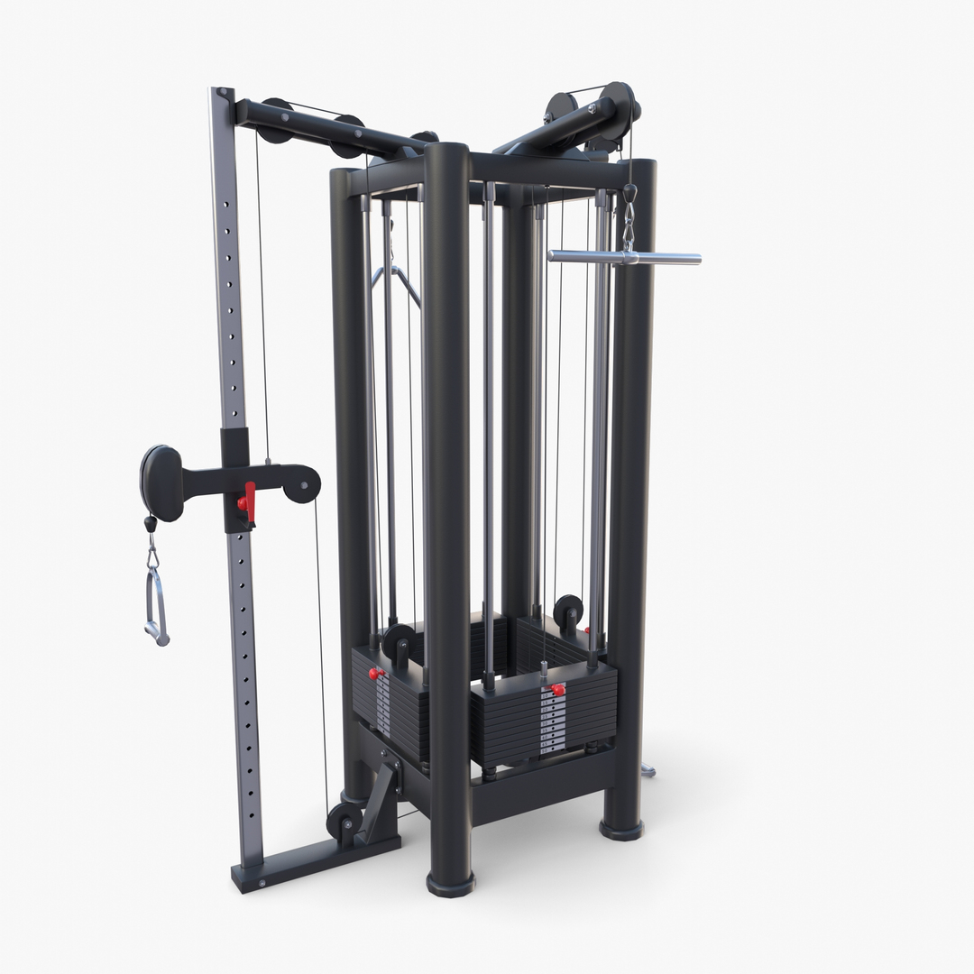 3D 4 Station Multi Gym - TurboSquid 1996403