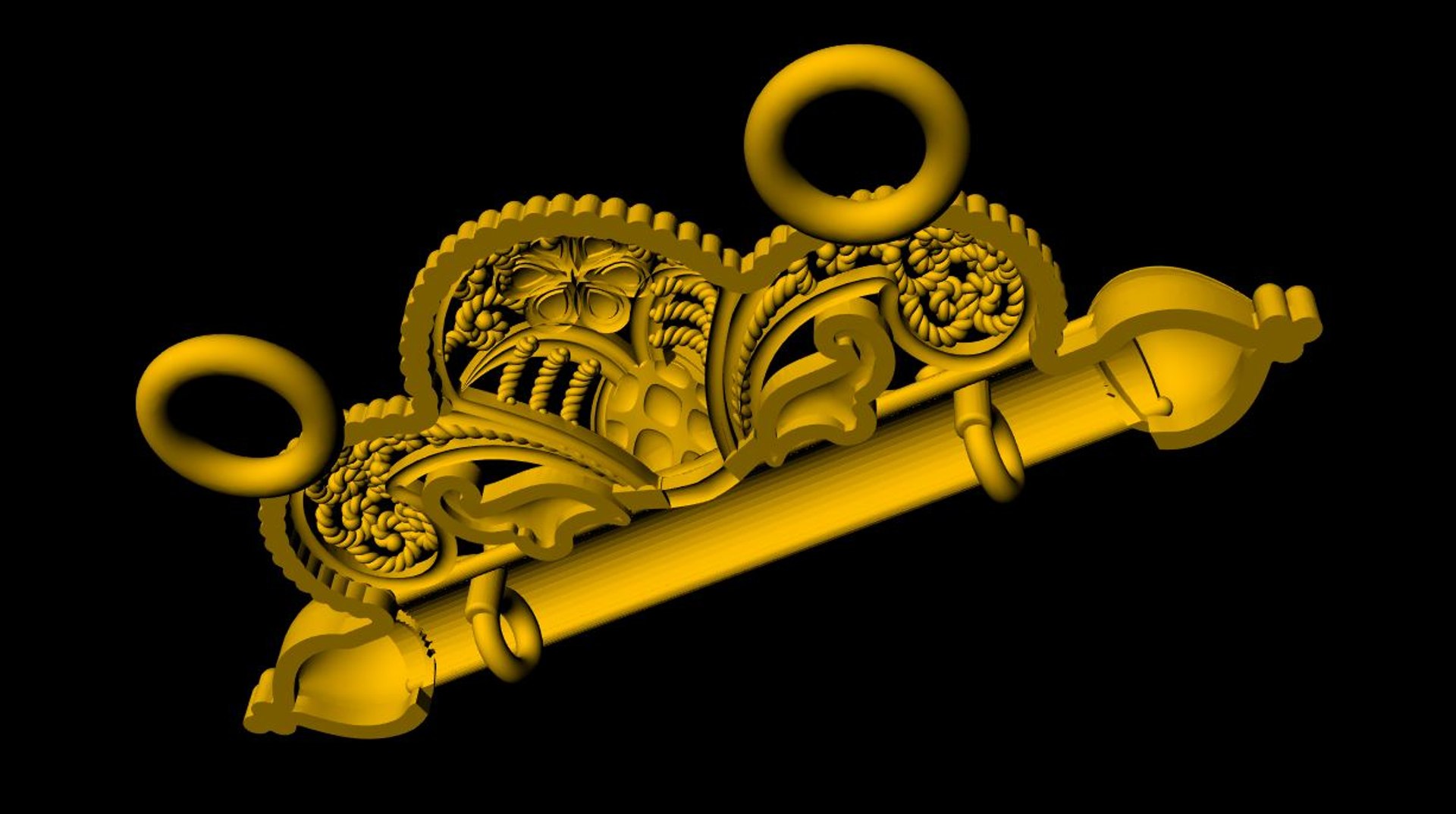 Designer Matt Pendant - 0102 3D Model - TurboSquid 2398656