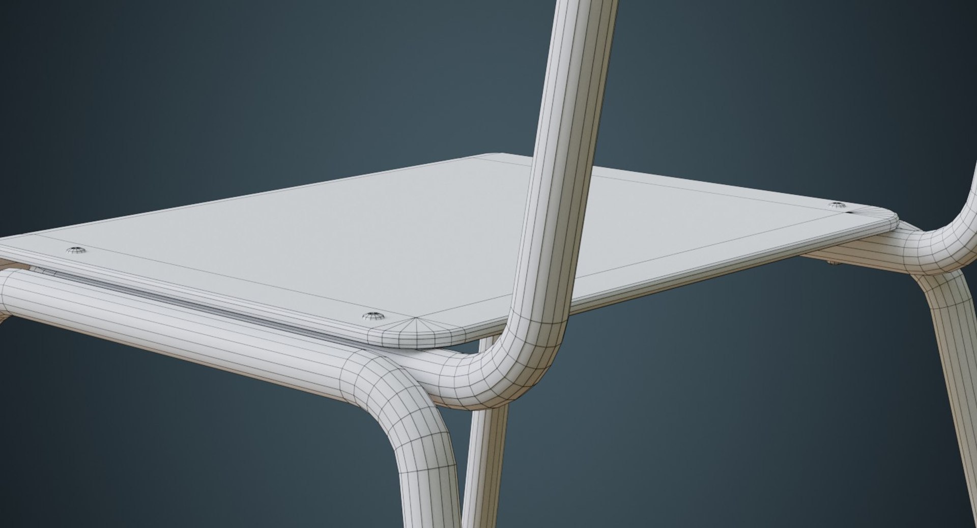 School Chair 1b 3D Model - TurboSquid 1512872