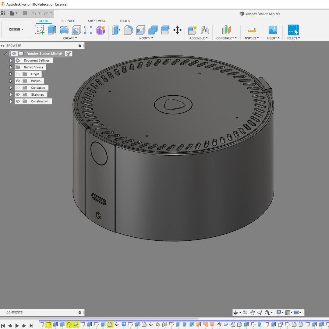 3D Smart Yandex Station Mini Model - TurboSquid 1519079