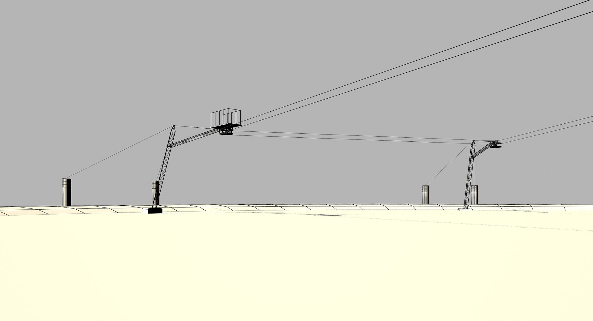 3d wakeboard cable road