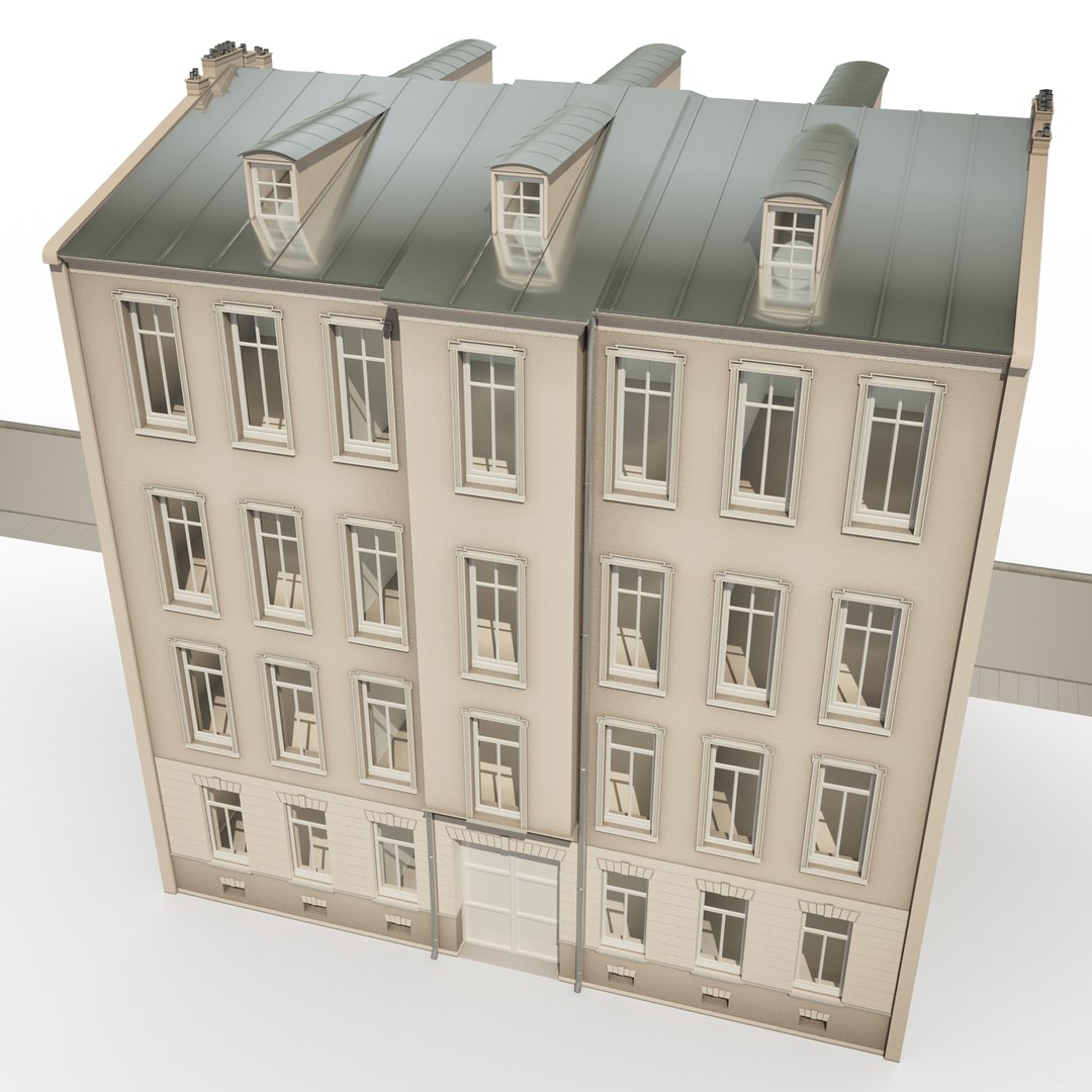 3D Tenement House - TurboSquid 1167686