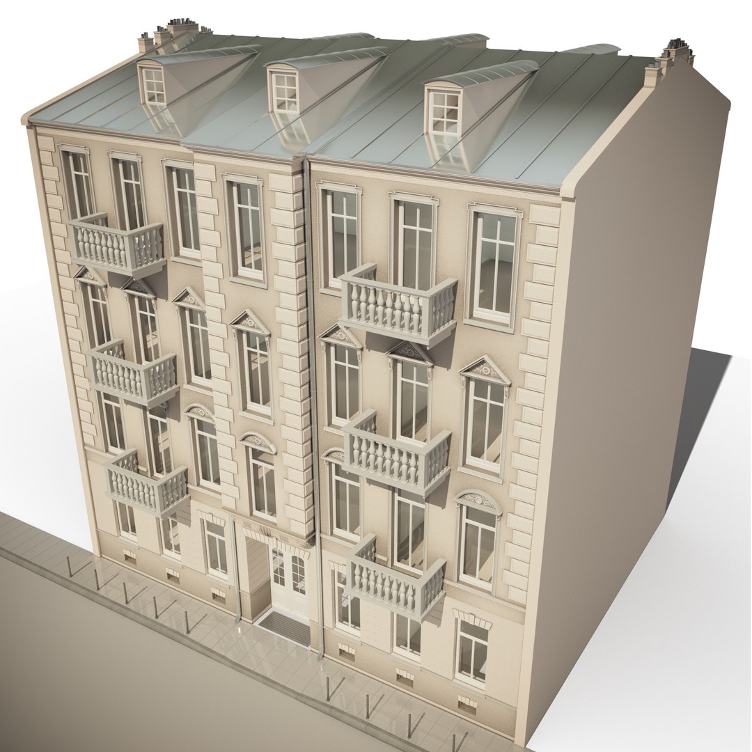 3D Tenement House - TurboSquid 1167686