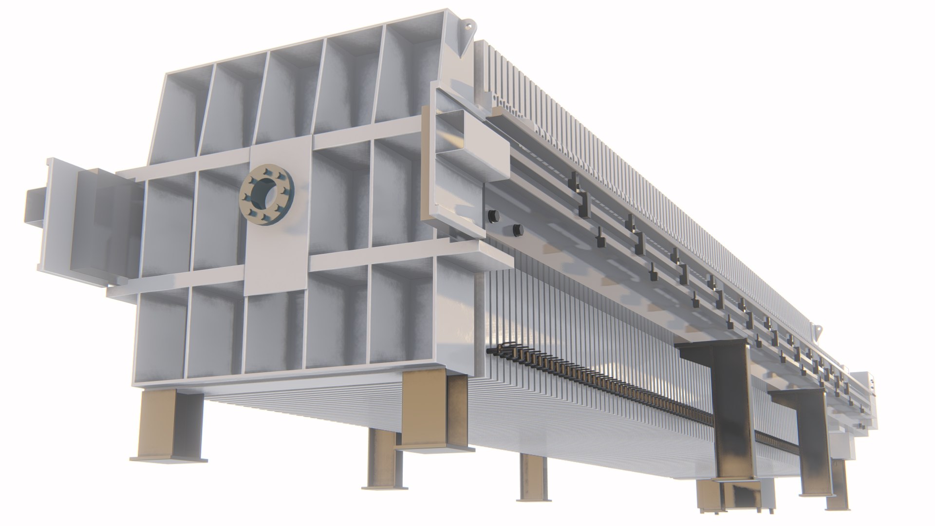 Filter Press 3D Model - TurboSquid 2060883