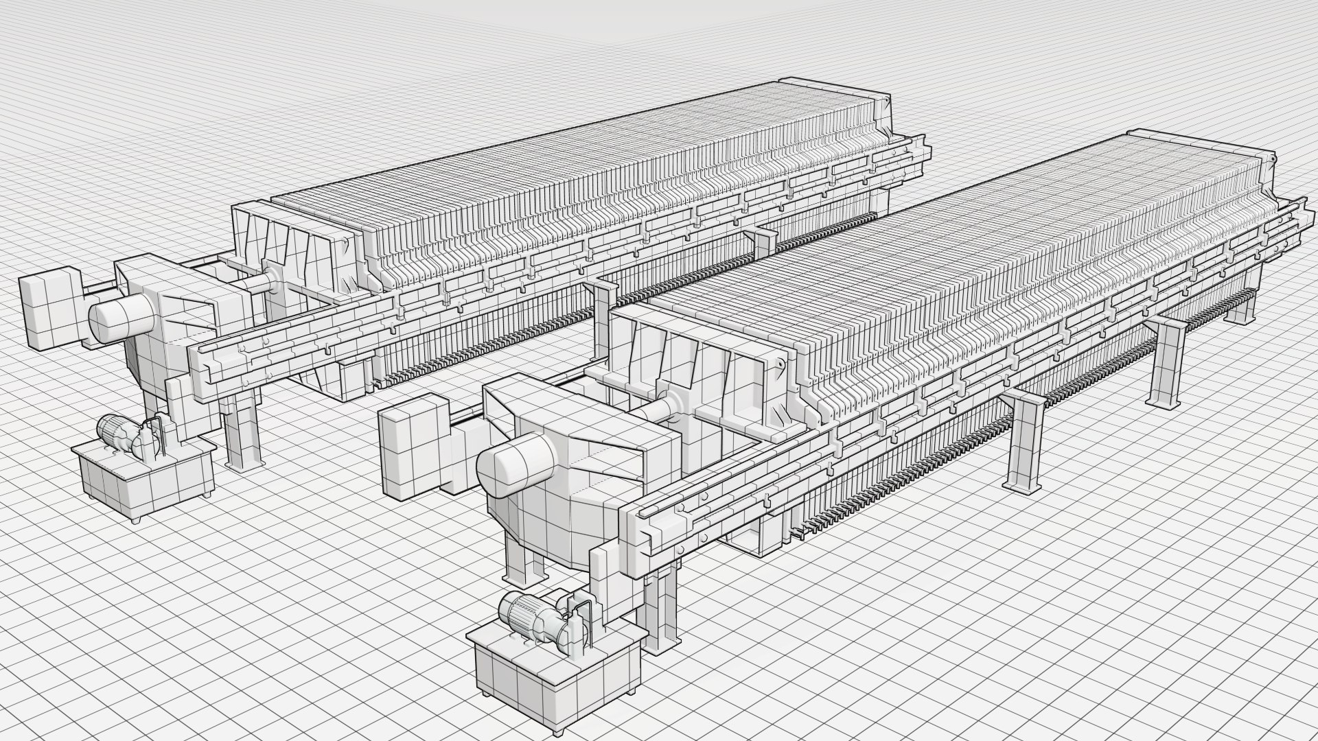 Filter Press 3D Model - TurboSquid 2060883
