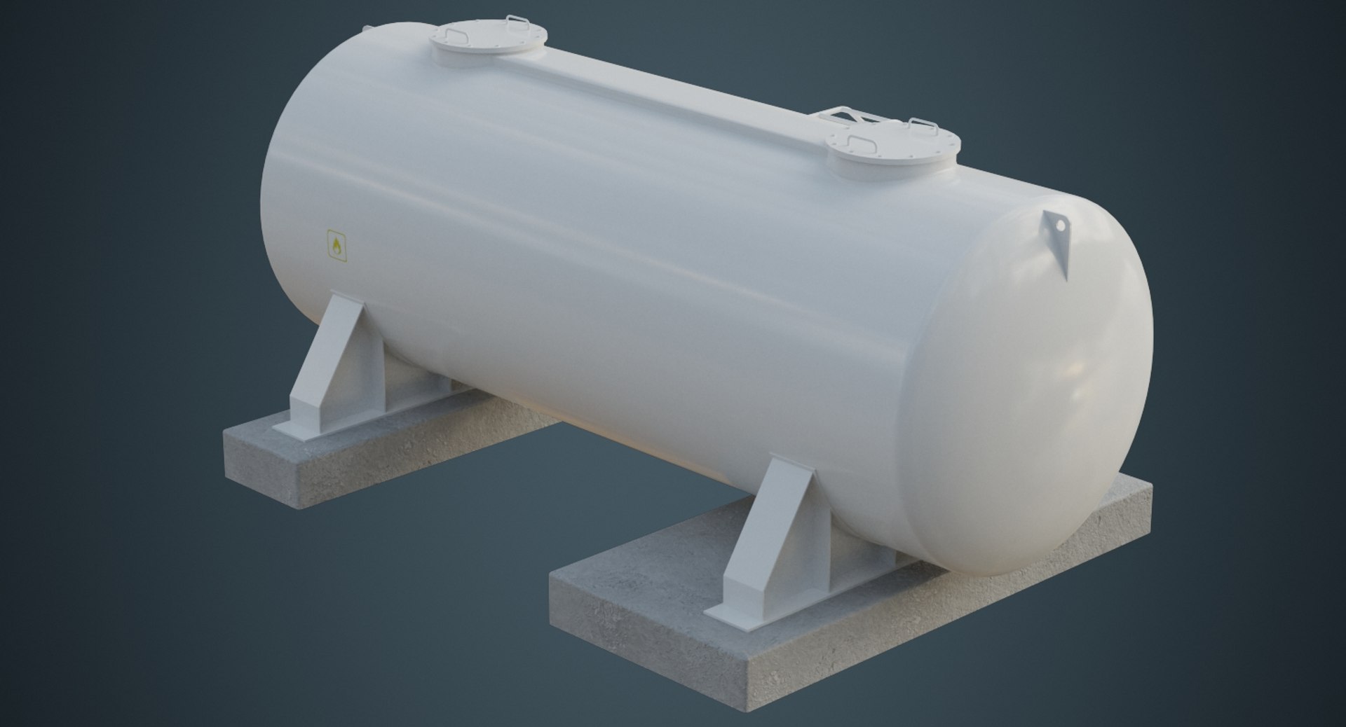 3D Industrial Gas Tank Contains - TurboSquid 1438645