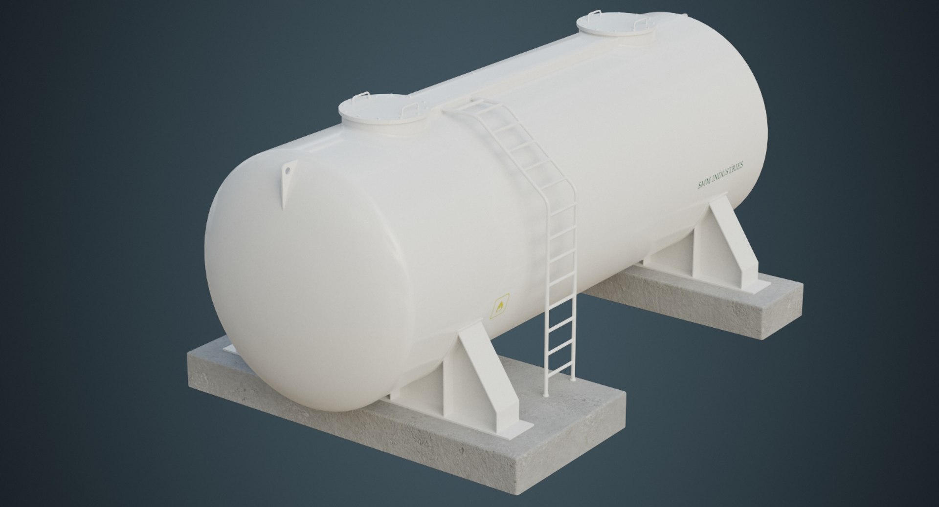3D Industrial Gas Tank Contains - TurboSquid 1438645