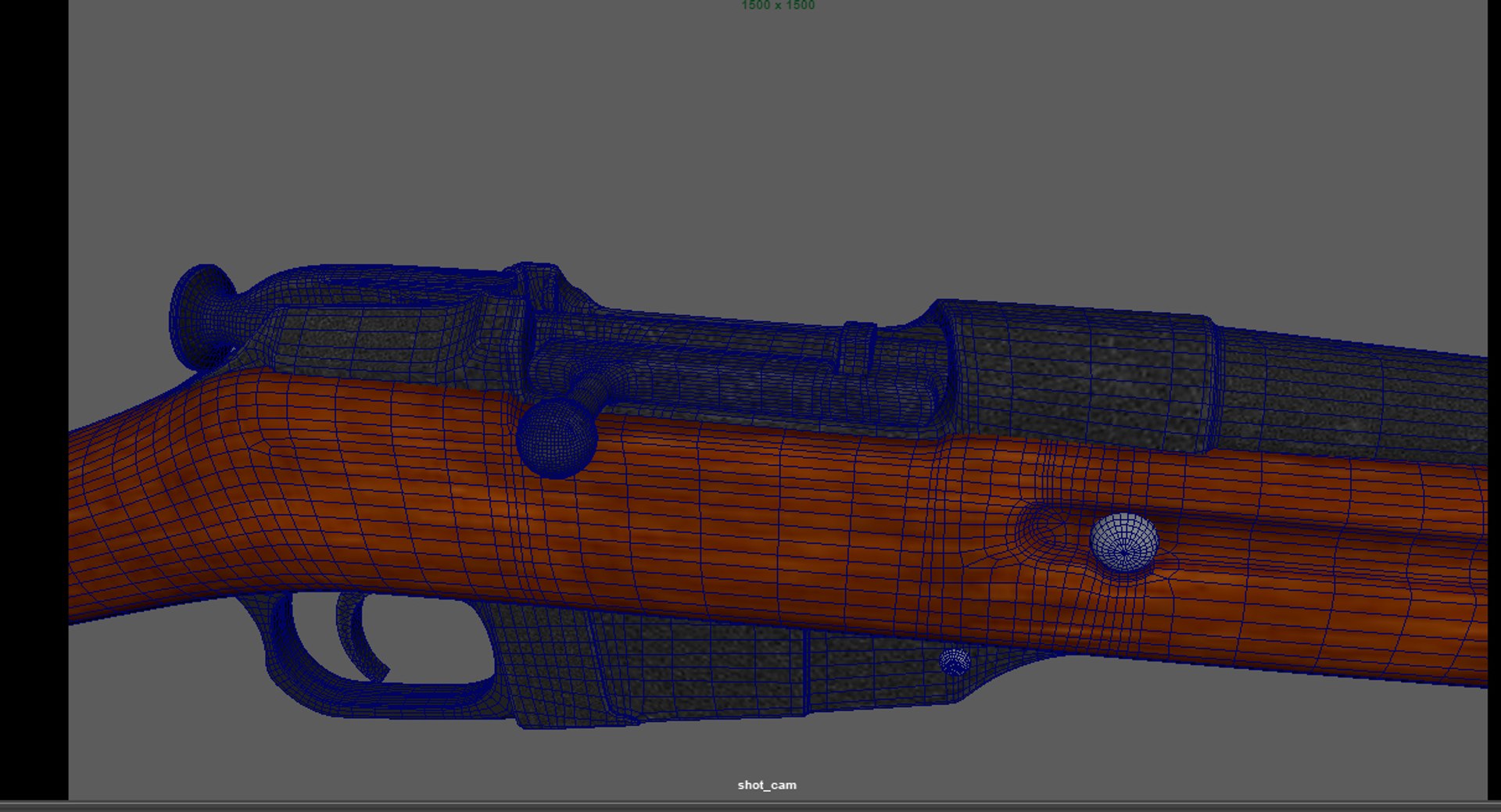 3D Mosin Nagant Bolt Action Rifle LowPoly Firearm Model - TurboSquid ...