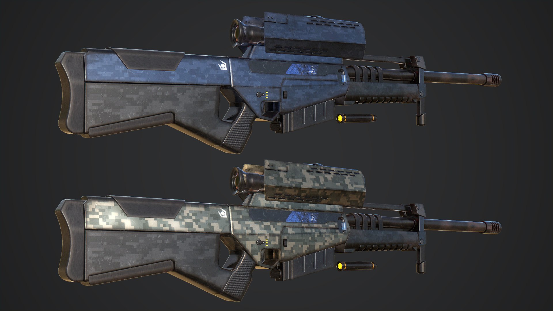 Combine Sniper Rifle From Half Life Model - TurboSquid 2068367