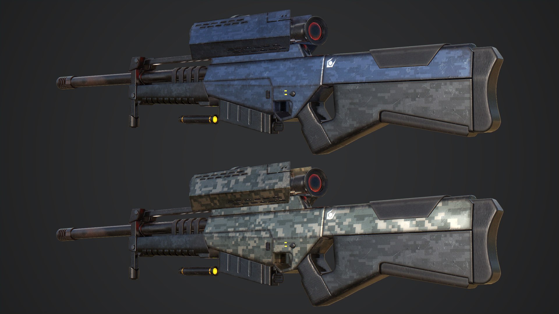 Combine Sniper Rifle From Half Life Model - TurboSquid 2068367