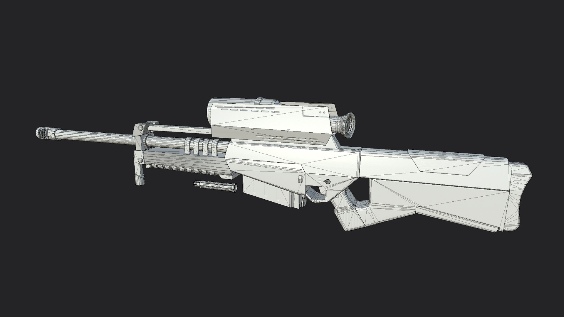 Combine Sniper Rifle From Half Life Model - TurboSquid 2068367