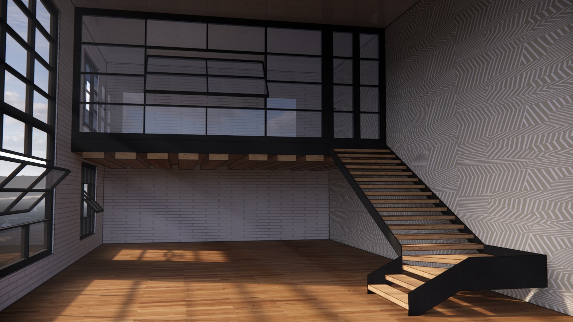 3D Industrial Loft Residential Space - TurboSquid 2175660