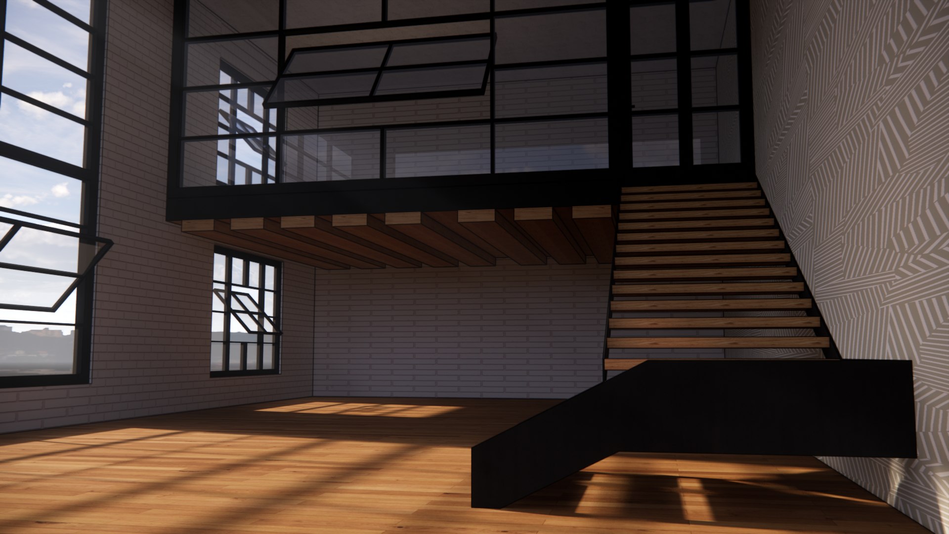 3D Industrial Loft Residential Space - TurboSquid 2175660