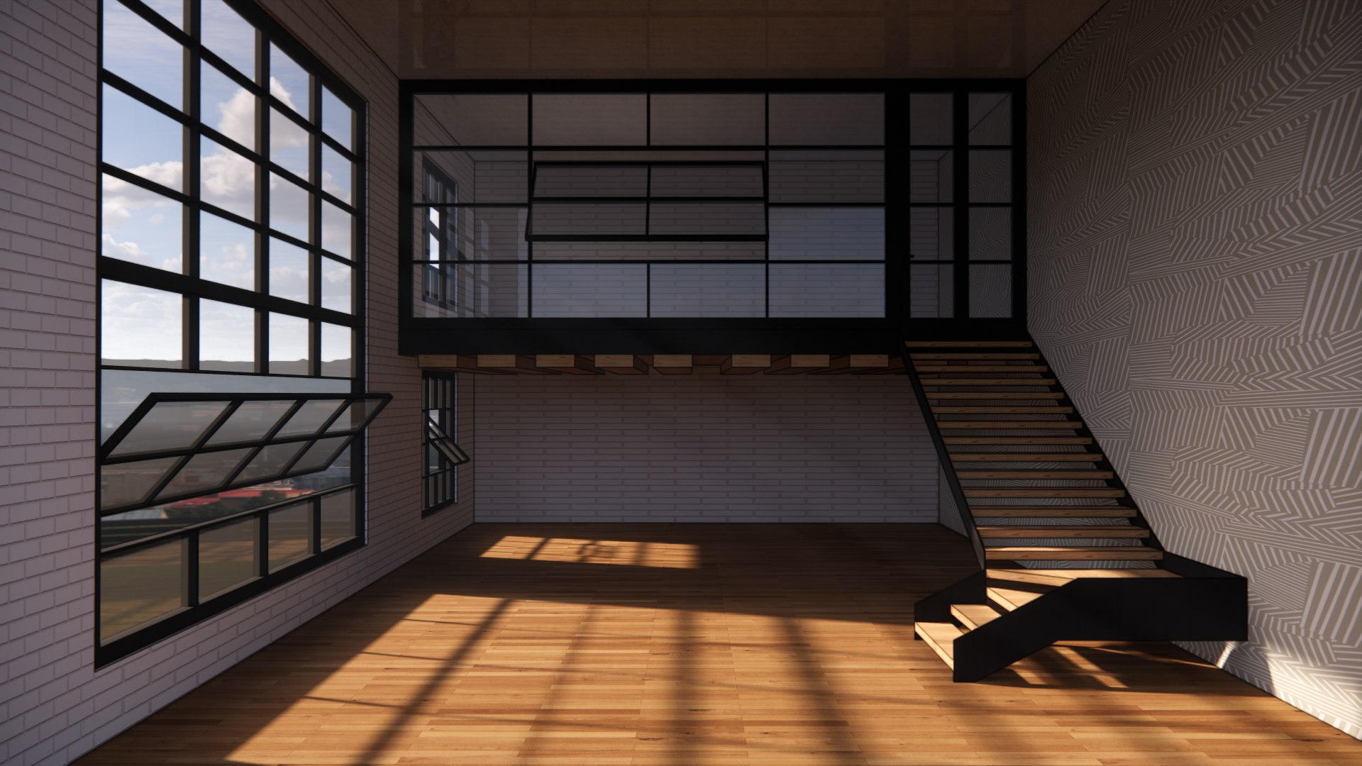 3D Industrial Loft Residential Space - TurboSquid 2175660