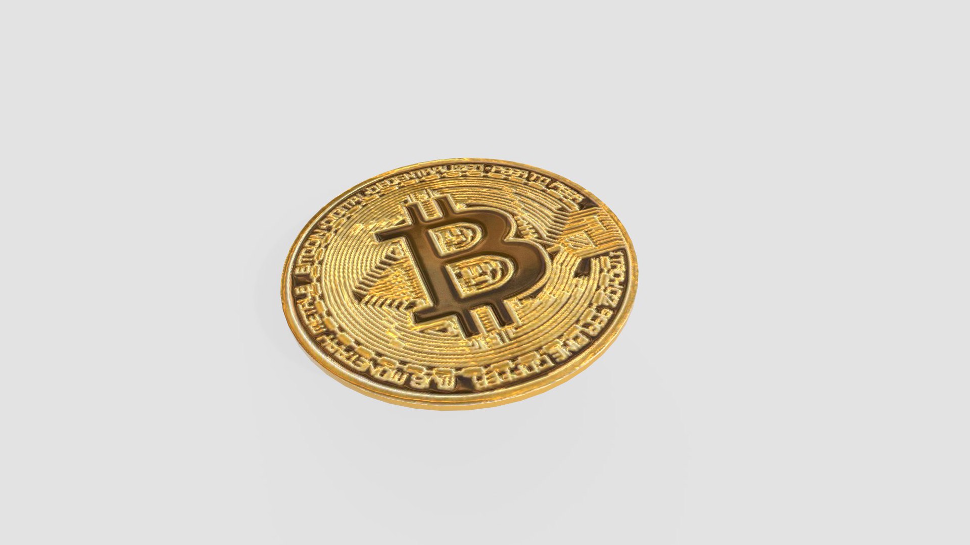 4k Bitcoin 3D Model - TurboSquid 1792239
