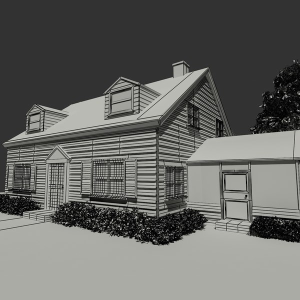 3d model griffin house cartoon family guy