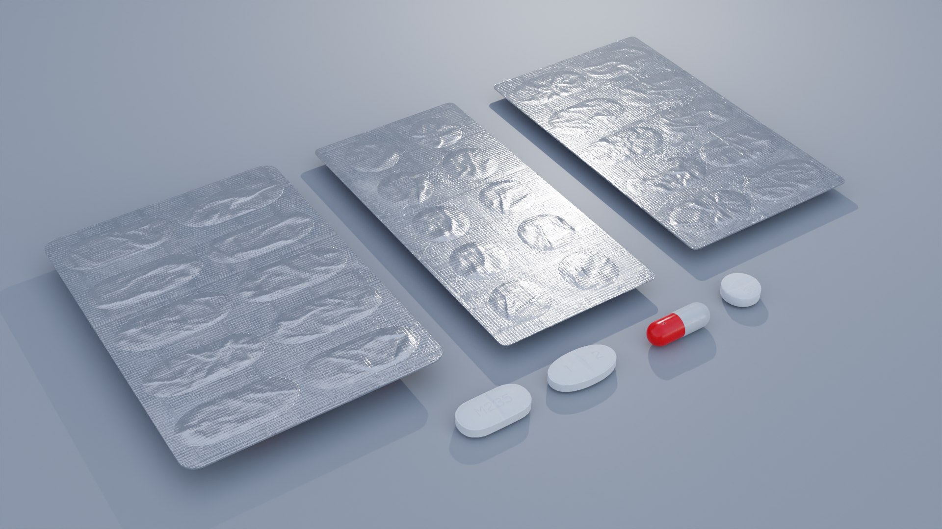 Pills And Blisters 4K And 2K 3D Model - TurboSquid 2025288