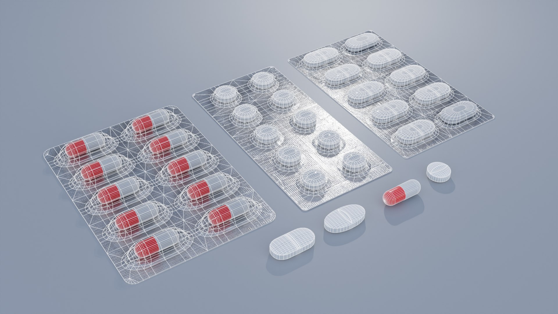 Pills And Blisters 4K And 2K 3D Model - TurboSquid 2025288