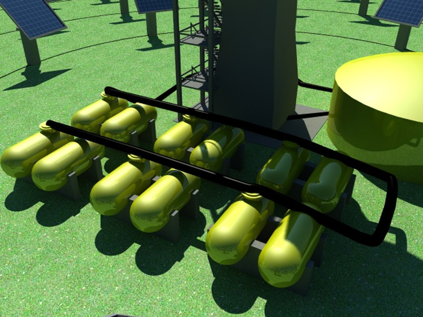 Solar Plants 3d C4d