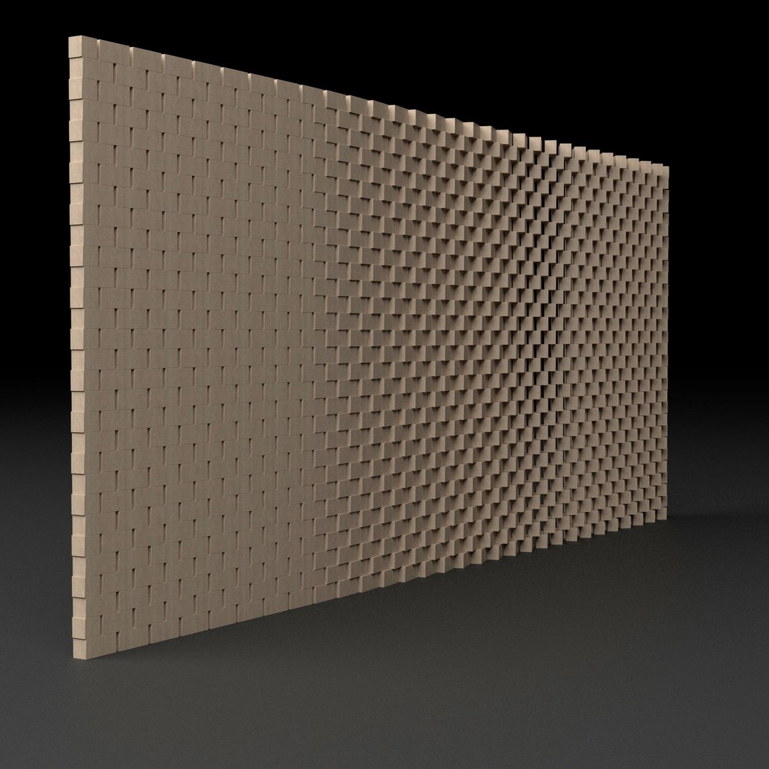 Parametric Brick Wall 3D Model - TurboSquid 2239520