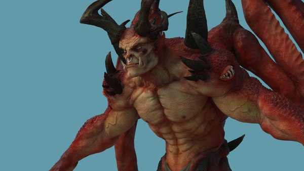 3D leo demon rig - TurboSquid 1182399
