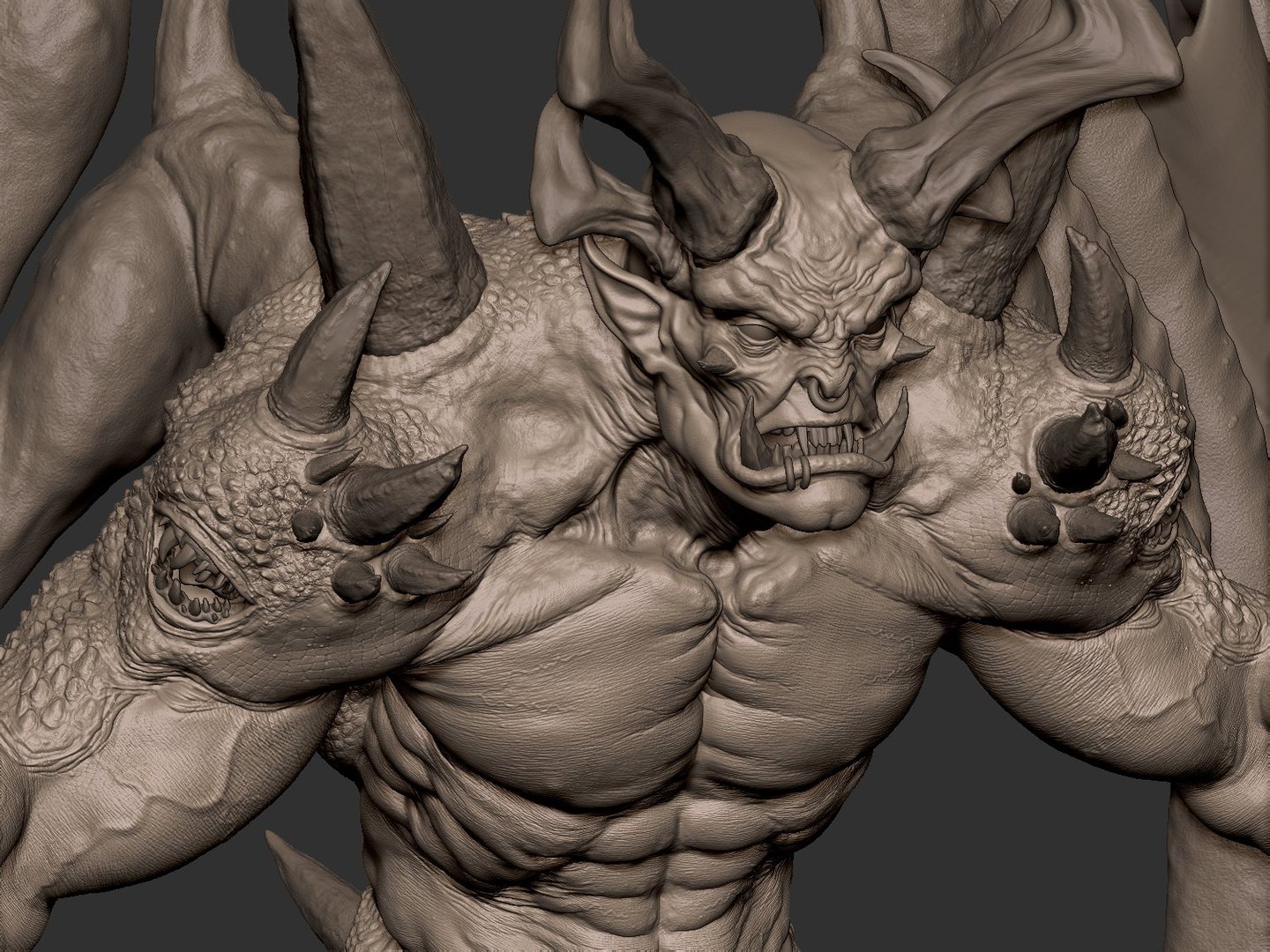 3D Leo Demon Rig - TurboSquid 1182399