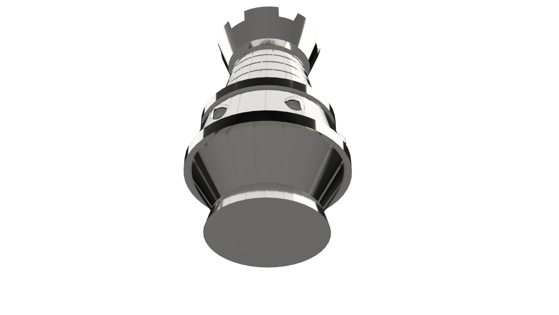 chess piece rook 3d model