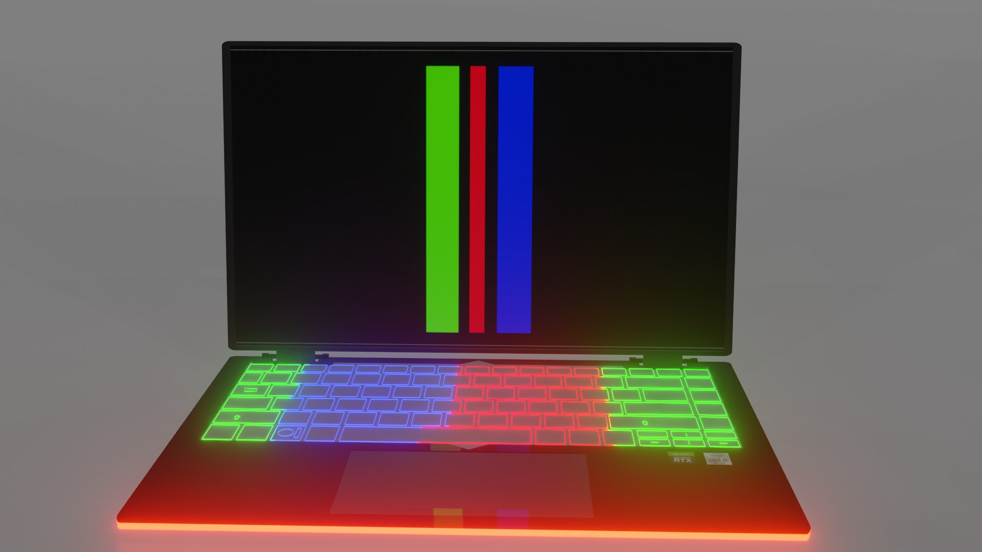 3D Laptop Rgb - TurboSquid 1686573